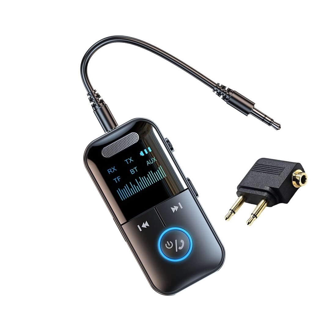 Передатчик для наушников с возможностью зарядки, совместимый с Bluetooth, 200 мАч, для автомобильных гарнитур