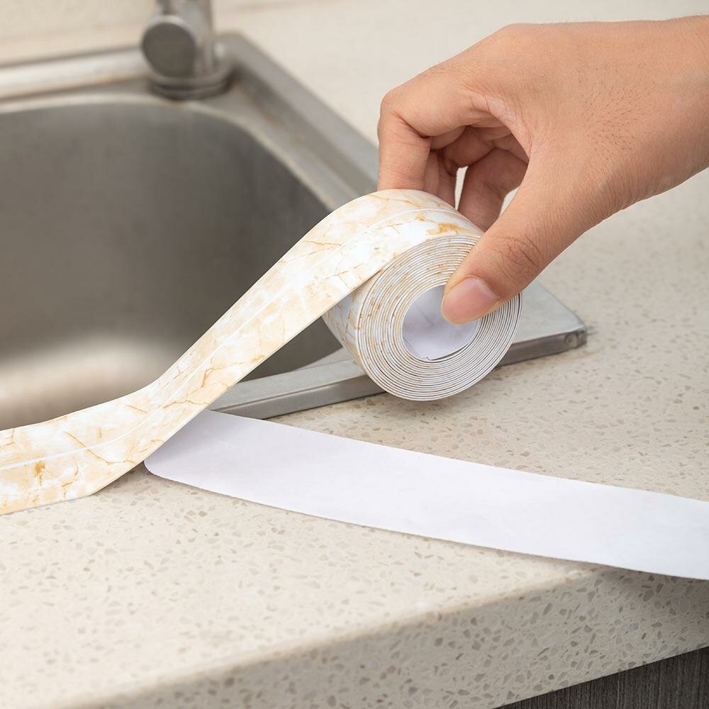 Лента бордюрная для ванн и раковин 38мм*3.2м, самоклеящаяся, BZ-9305