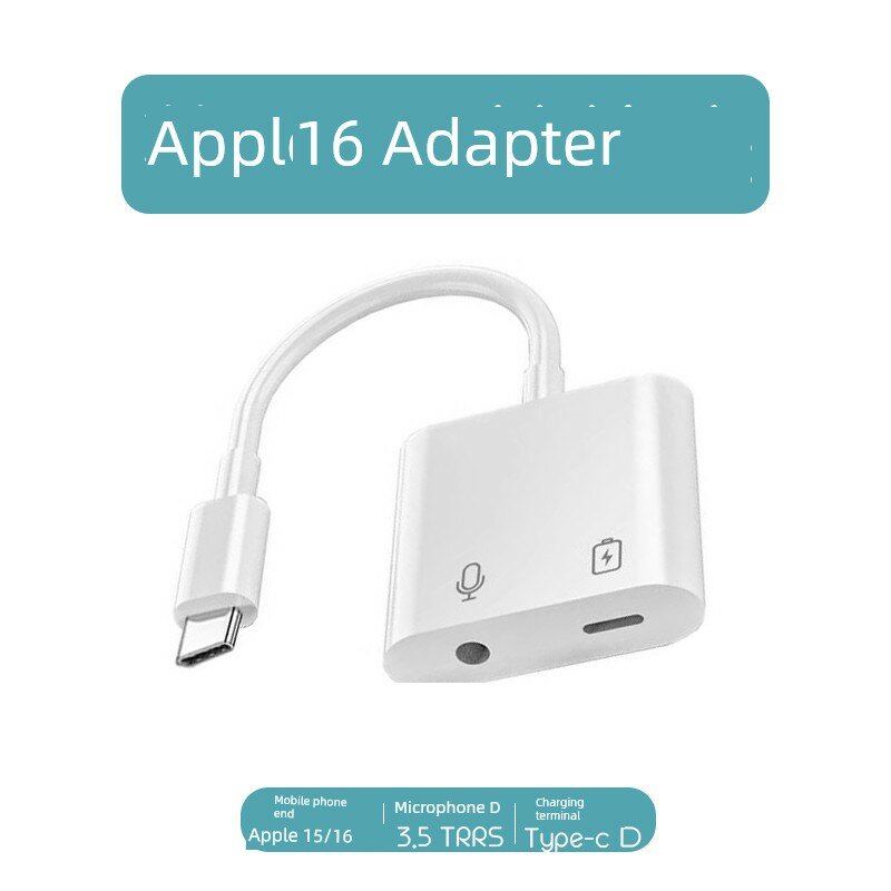 Перезаряжаемый кабель-адаптер Apple 16 для микрофона DJI Mic, длина 50 см, проводной для мобильных устройств и