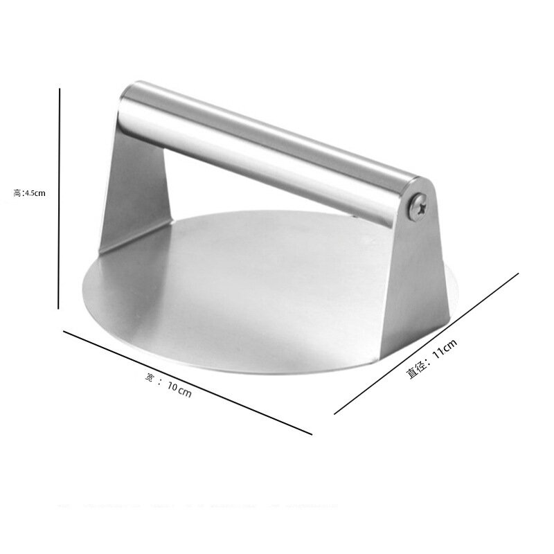 Пресс для мяса из нержавеющей стали, пресс для бургеров, кухонный пресс, пресс для тортов, пресс для стейков, тарелка для выпечки