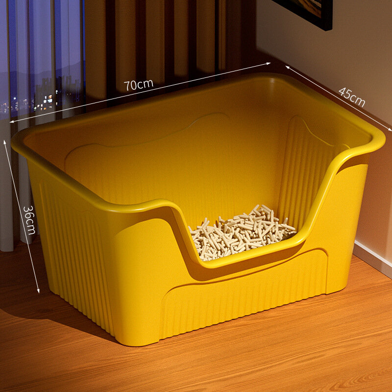Гигантский закрытый лоток для кошачьего туалета, очень большой, интегрированный, для мейн-кунов, защита от брызг, полностью закрытый туалет, огромные принадлежности для туалета