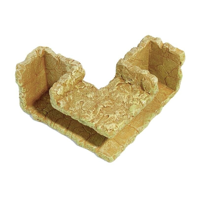 Пещера из натуральной смолы для аквариумных рыб, A