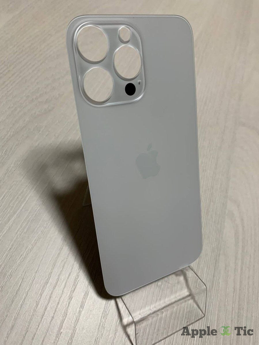 Задняя крышка (стекло корпуса) для IPhone 14 Pro Max белая (SILVER)