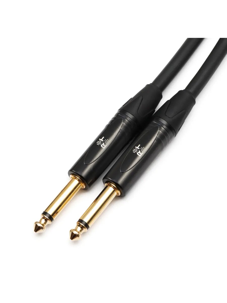 Кабель акустический Radiotehnika Jack-Jack "Volna" SP1.5, 1/4" Jack TS, бескислородная медь, черный