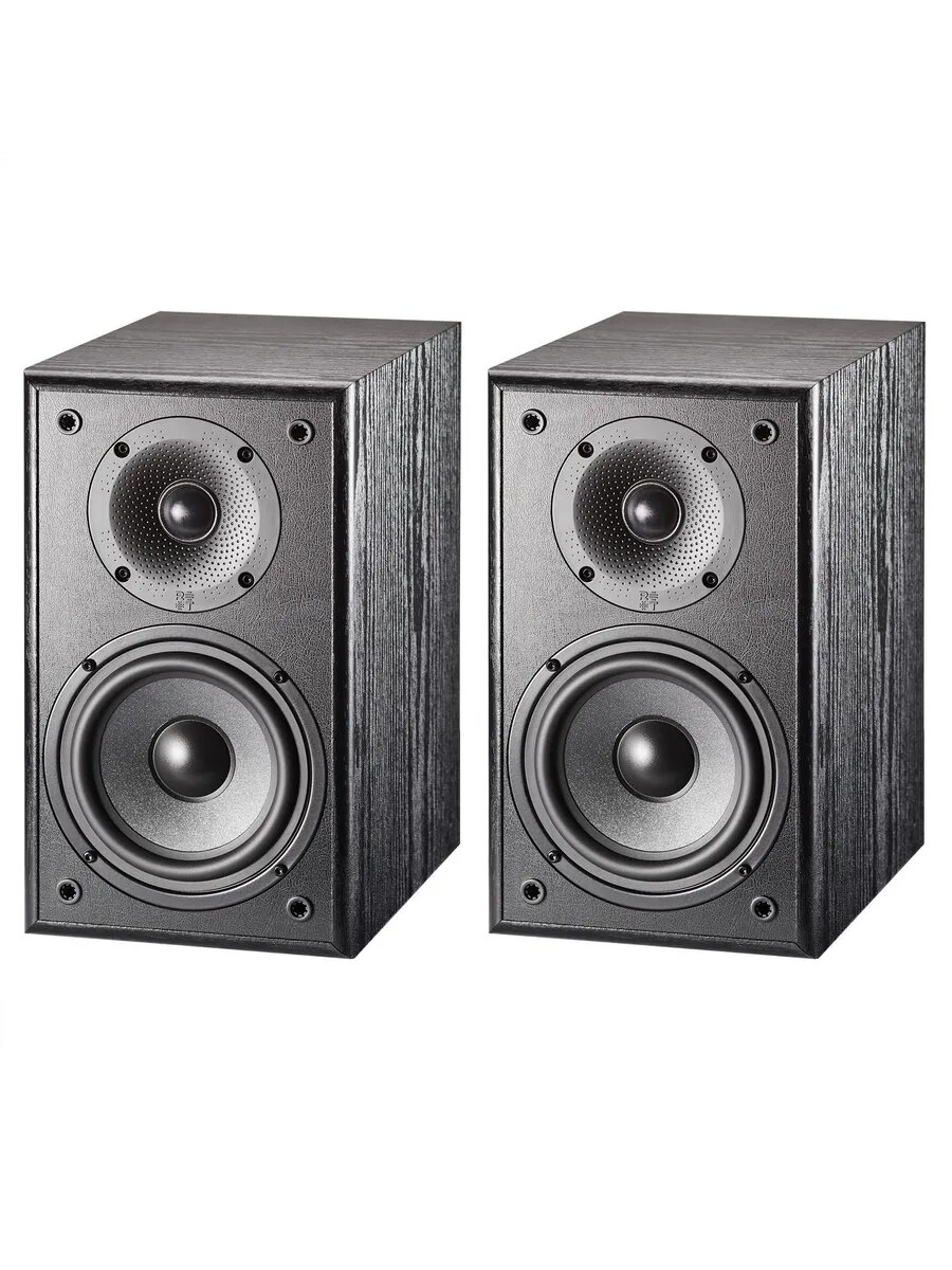 Полочная акустика Radiotehnika "Alfa 1.01 MKII", пассивная, 2 динамика, чёрный цвет