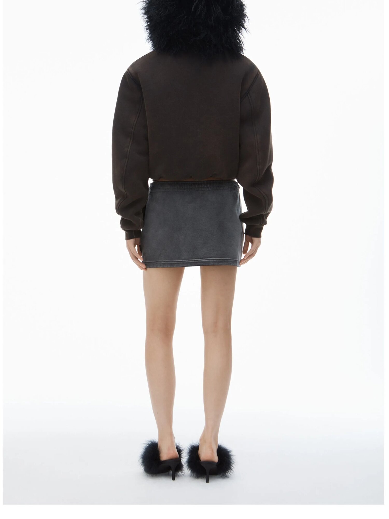 Юбка Alexander Wang, размер S, серый — фото 1