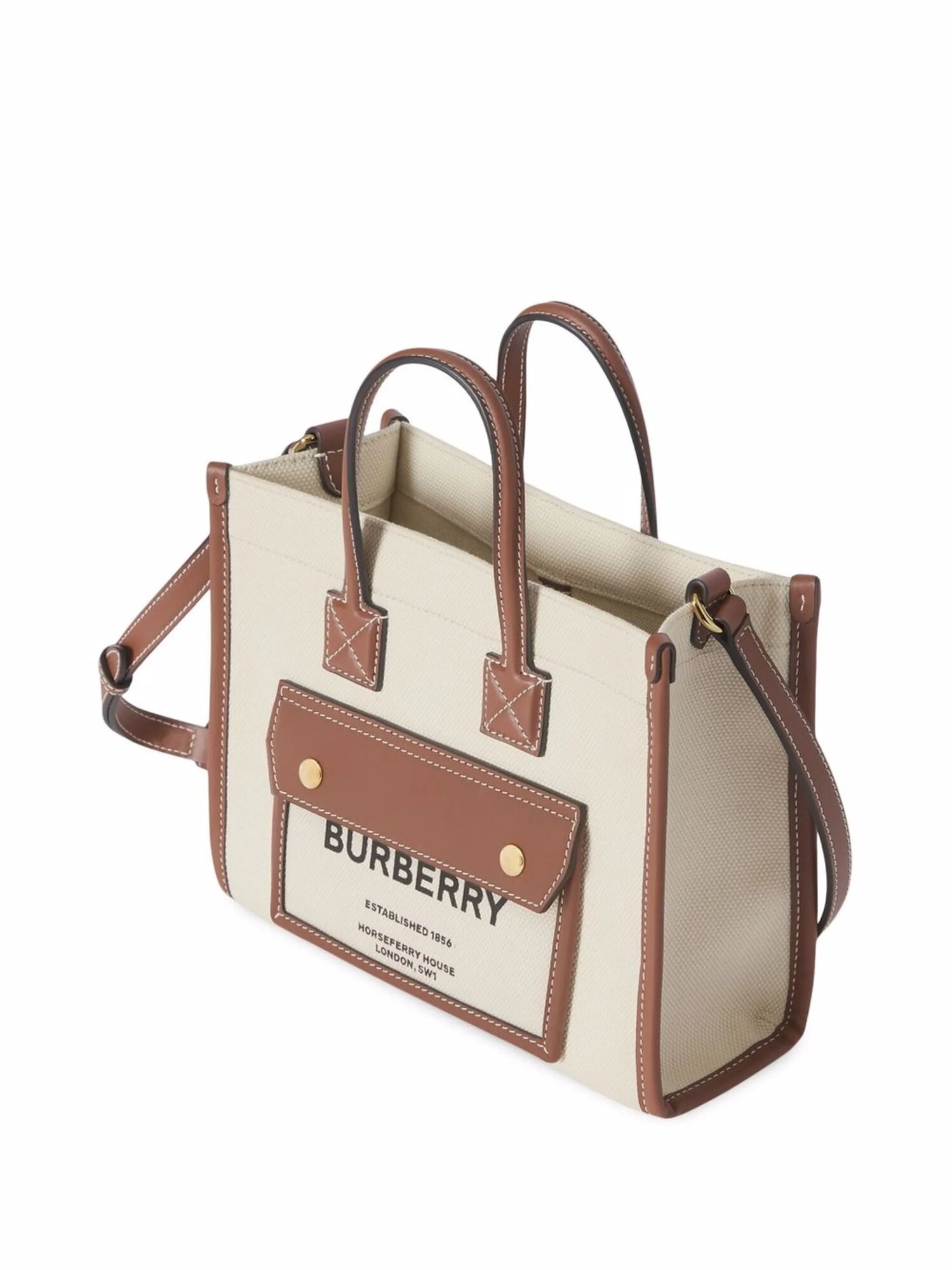 Сумка BURBERRY, нейтральный — фото 1
