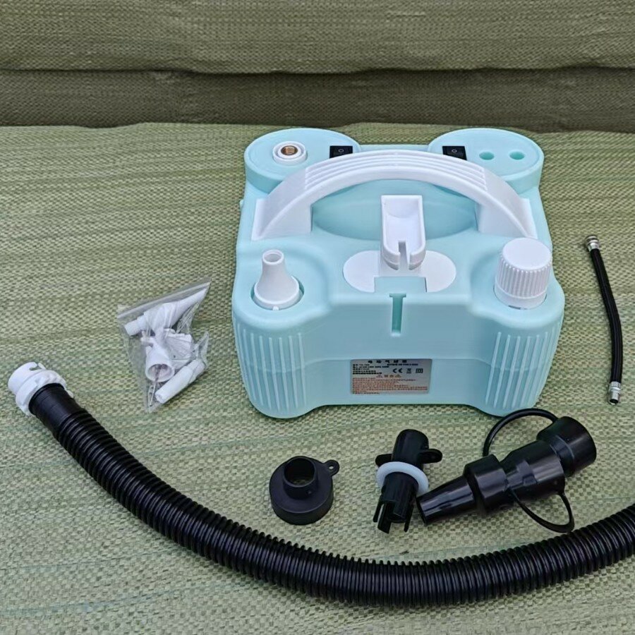 Новый длинный электрический насос для шариков с двойным отверстием и двойным слоем, портативный электрический насос для шариков Bobo