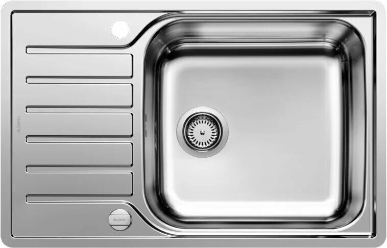 Мойка кухонная Blanco Lantos Lantos XL 6S-IF Compact металлическая, 78x50, прямоугольная, мойка для кухни, с крылом, врезная