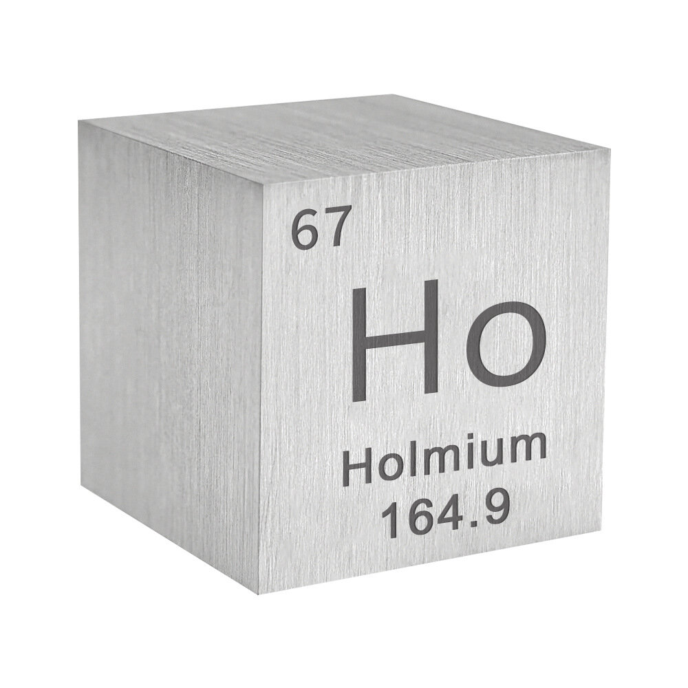 Высокочистый гольмий Ho, редкоземельный металл, куб, химический элемент, периодическая таблица, горячая продажа, материал для научных экспериментов