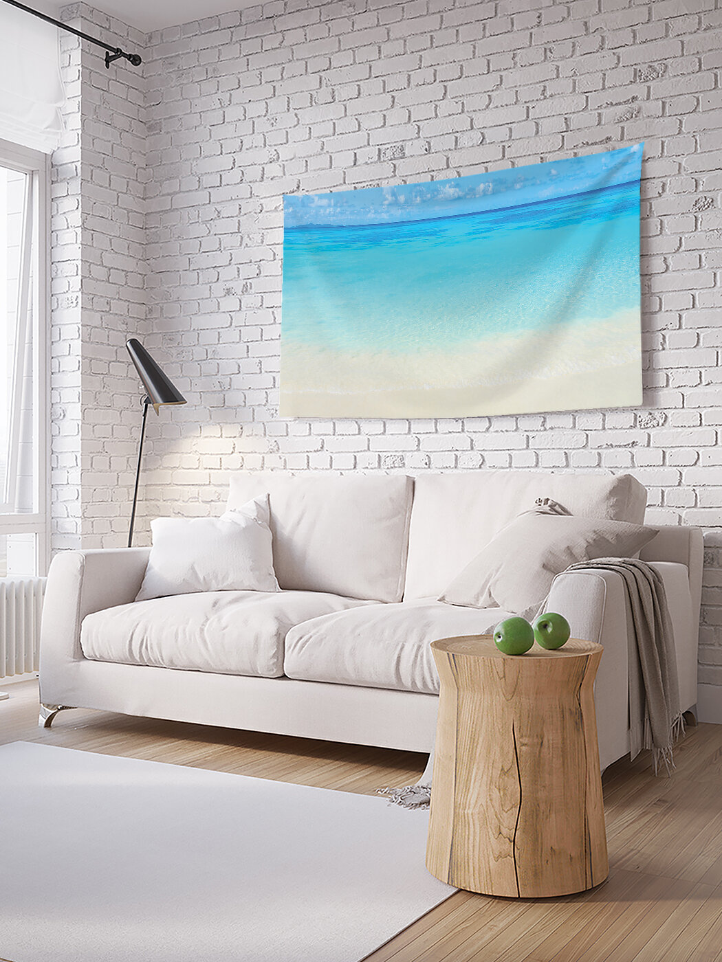 Фотопанно на стену горизонтальный постер 100х150 "Море спит", JoyArty