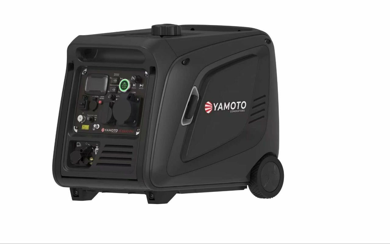 Инверторный генератор газовый/бензиновый YAMOTO IS 5500 Pro (5.2 кВт, 220В, 43кг)