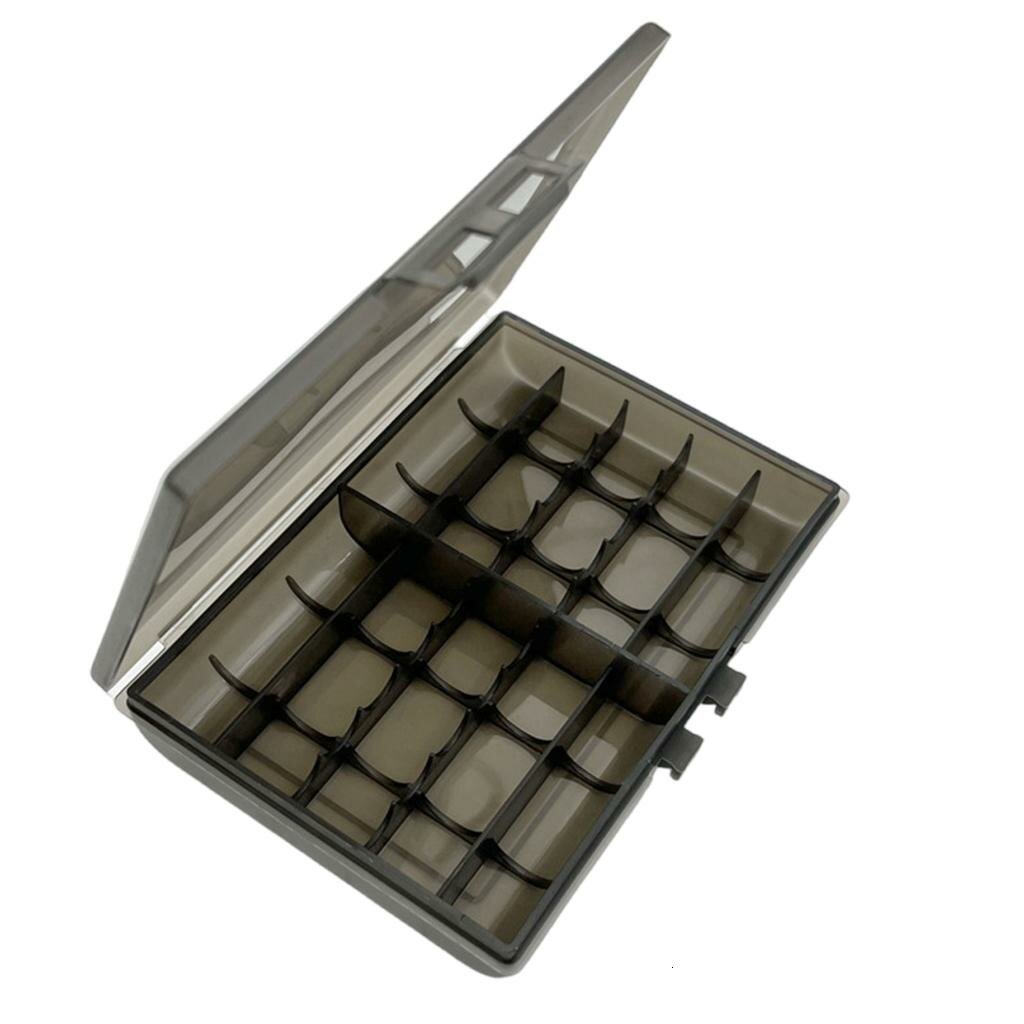 Прозрачный органайзер для батареек, Черный