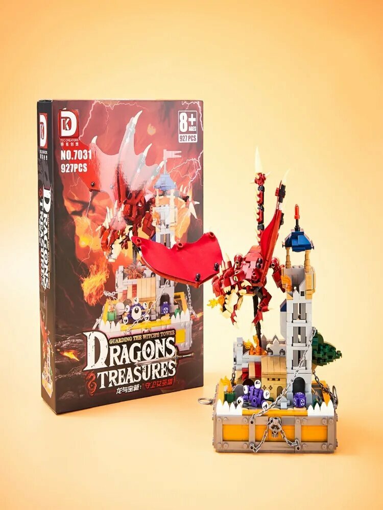 Конструктор животные /божественная дракон Башня сокровище/ игрушки для мальчиков