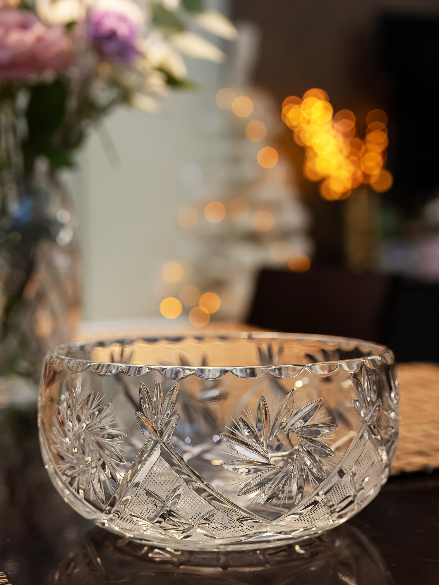 Хрустальная ваза для сервировки стола, Неман 1000/1, 6022/1,5