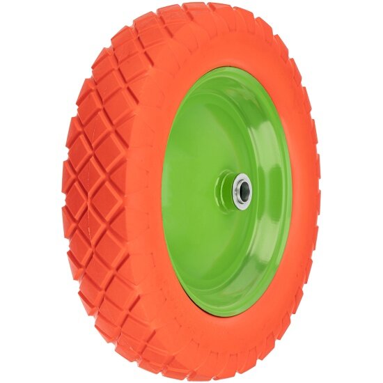 Колесо Сибртех полиуретановое 4.80/4-8, длина оси 90 мм, подшипник 20 мм 689775