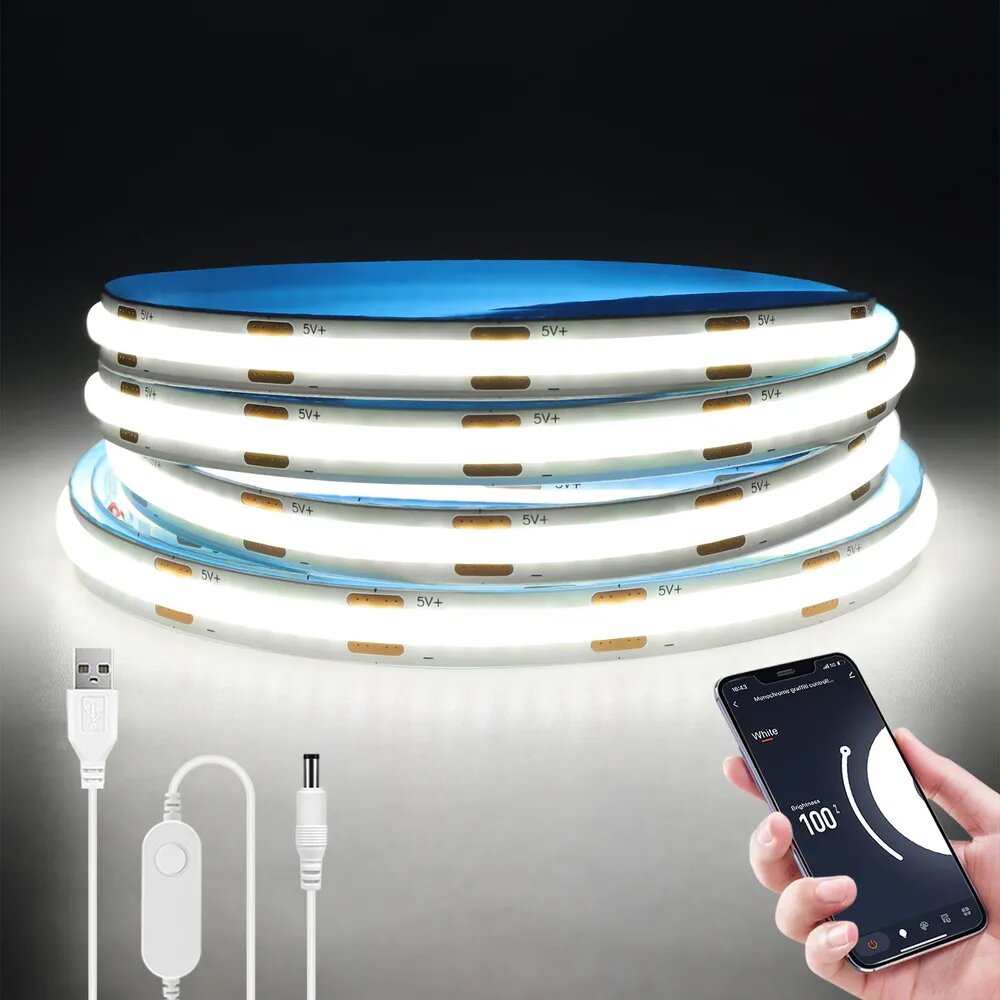 Tuya Smart Светодиодная лента, Нейтральный белый, 1 шт