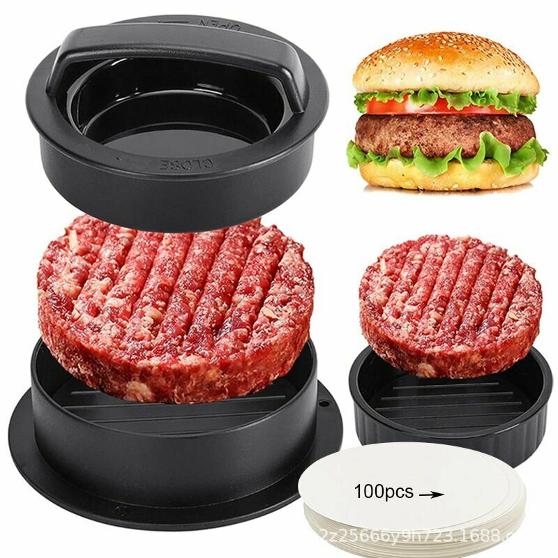 Пресс для Бургеров котлет и сырников, Форма для Котлет, Пресс-форма для Мяса с начинкой