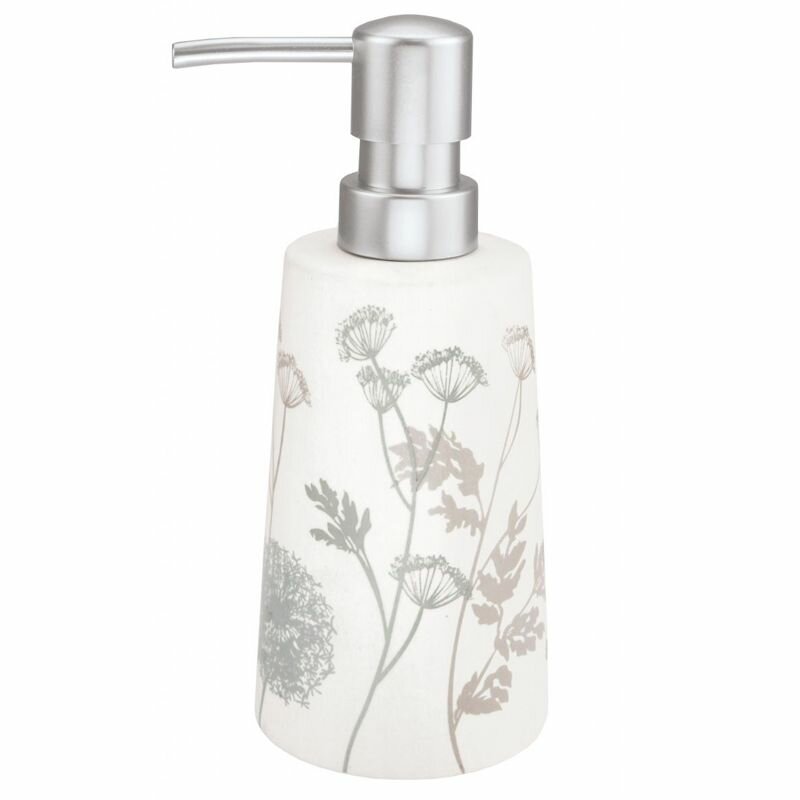 Дозатор для жидкого мыла Kleine Wolke Savannah, керамика, цвет белый