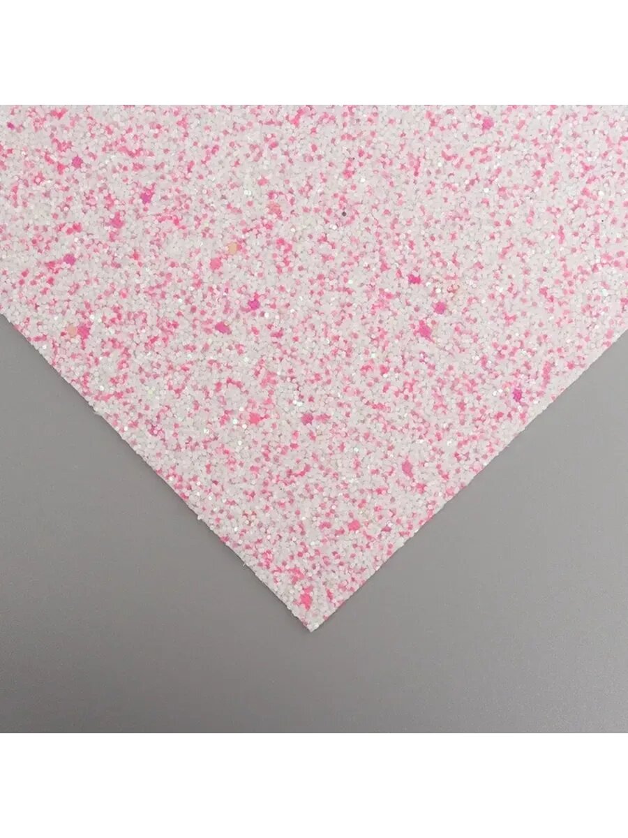 Кожа искусственная с блестками