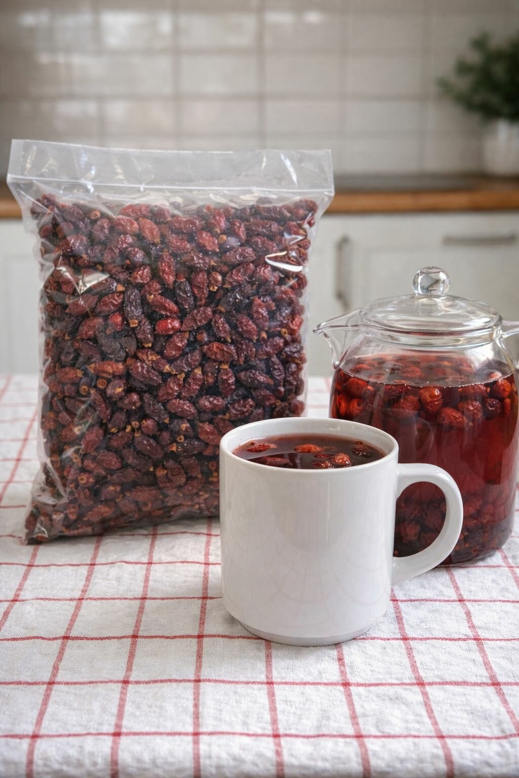 Шиповник сушеный плоды Первый сорт 1кг