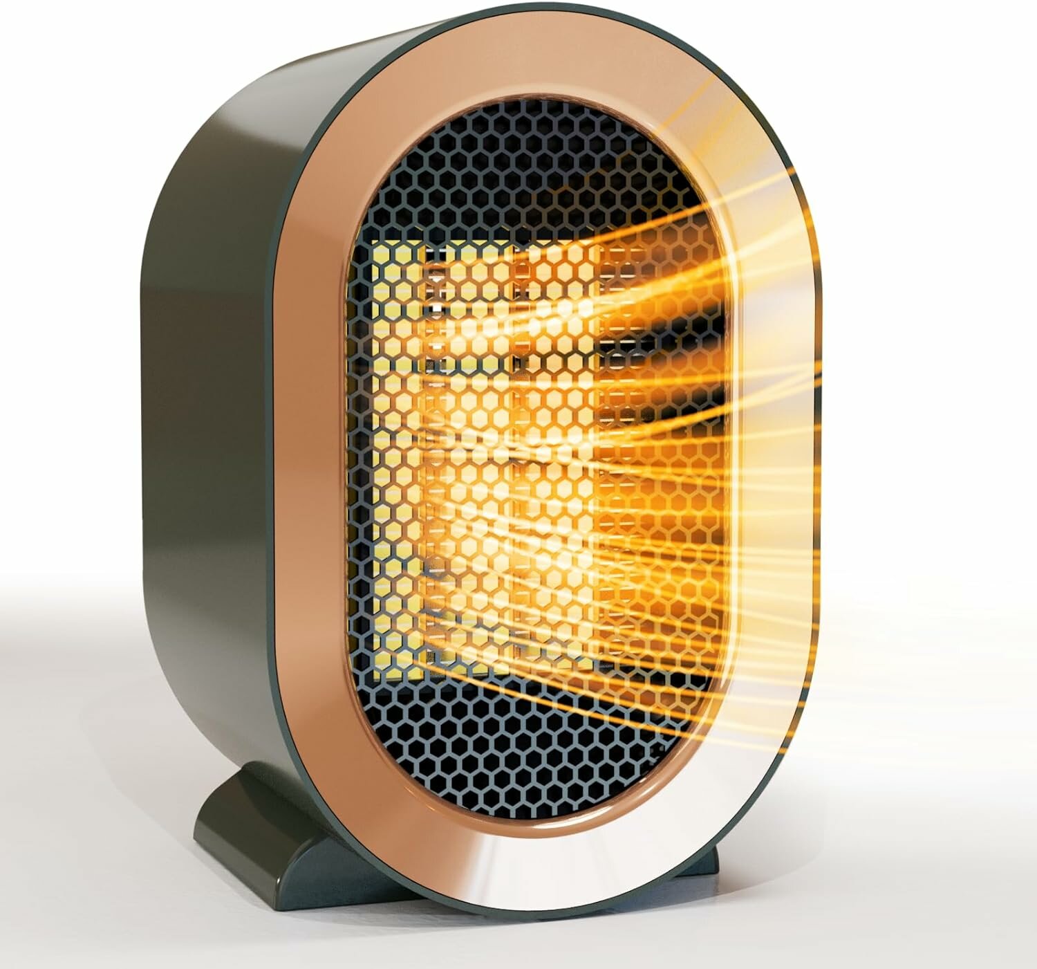 HAQI Керамический обогреватель Swocky для дома, 1200W, бесшумный и быстрый, для большой комнаты, спальни и офиса (Белый)