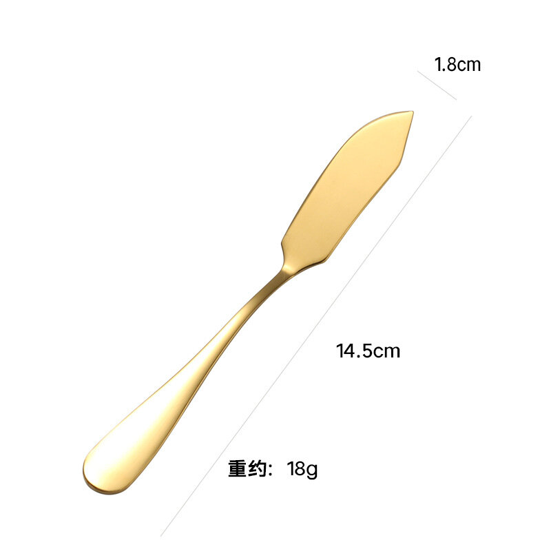 Скребок для выпечки из нержавеющей стали, нож для масла, корейский стиль, длинная ручка, утолщенный, лопатка для джема, масла, нож для украшения сливочного сыра