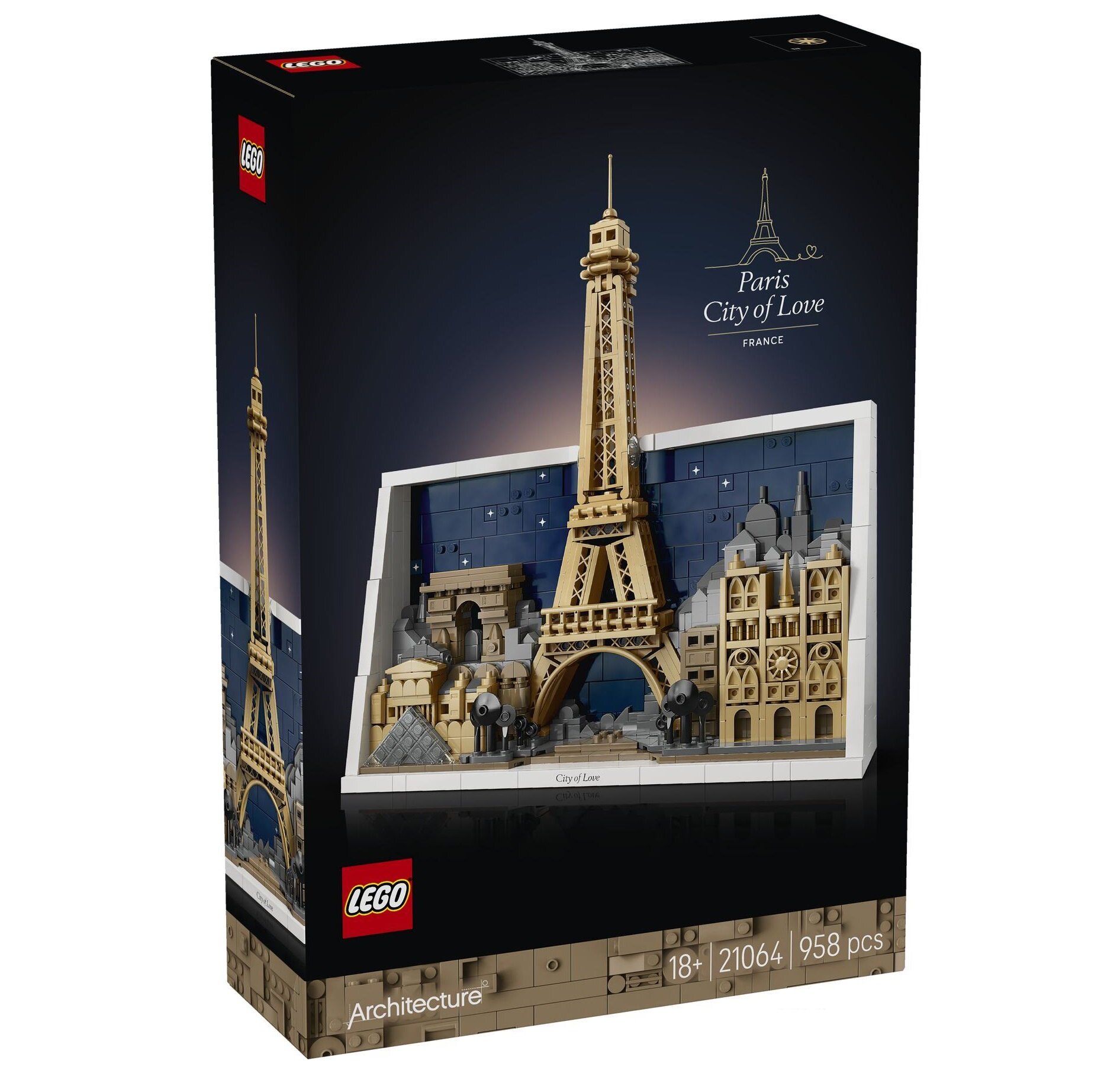 Конструктор LEGO Architecture 21064 Paris – City of Love Париж – Город Любви