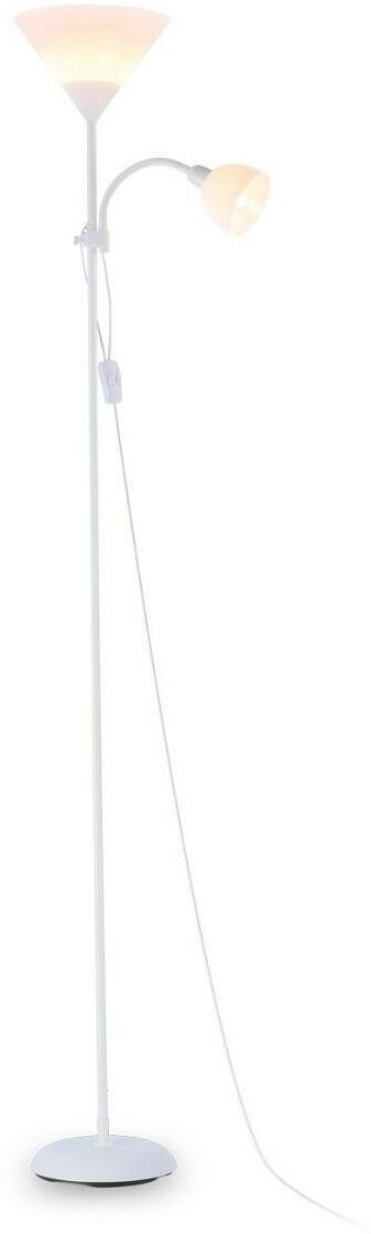 Торшер Ambrella light Traditional TR97622, цвет Белый/Белый, материал Металл/Пластик
