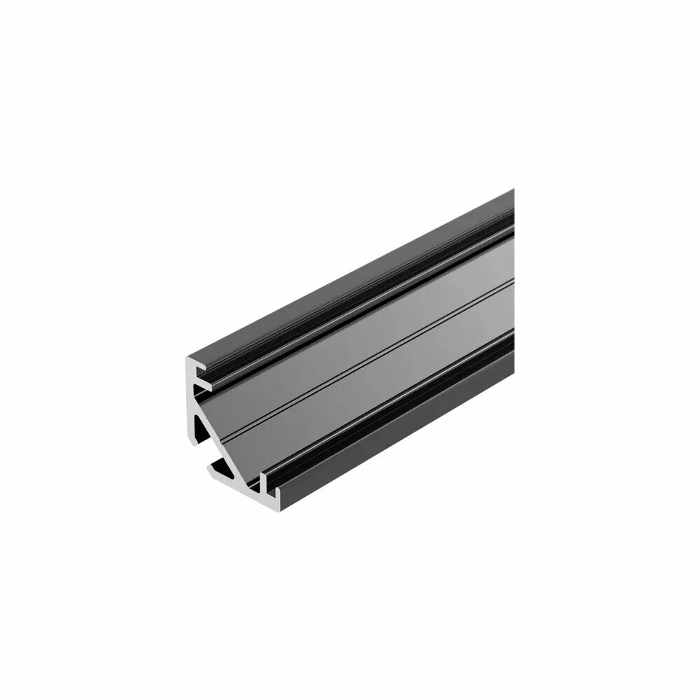 Профиль Arlight SL-KANT-H10-2000 BLACK, алюминиевый профиль, накладной для потолка и стен, защита от пыли и влаги