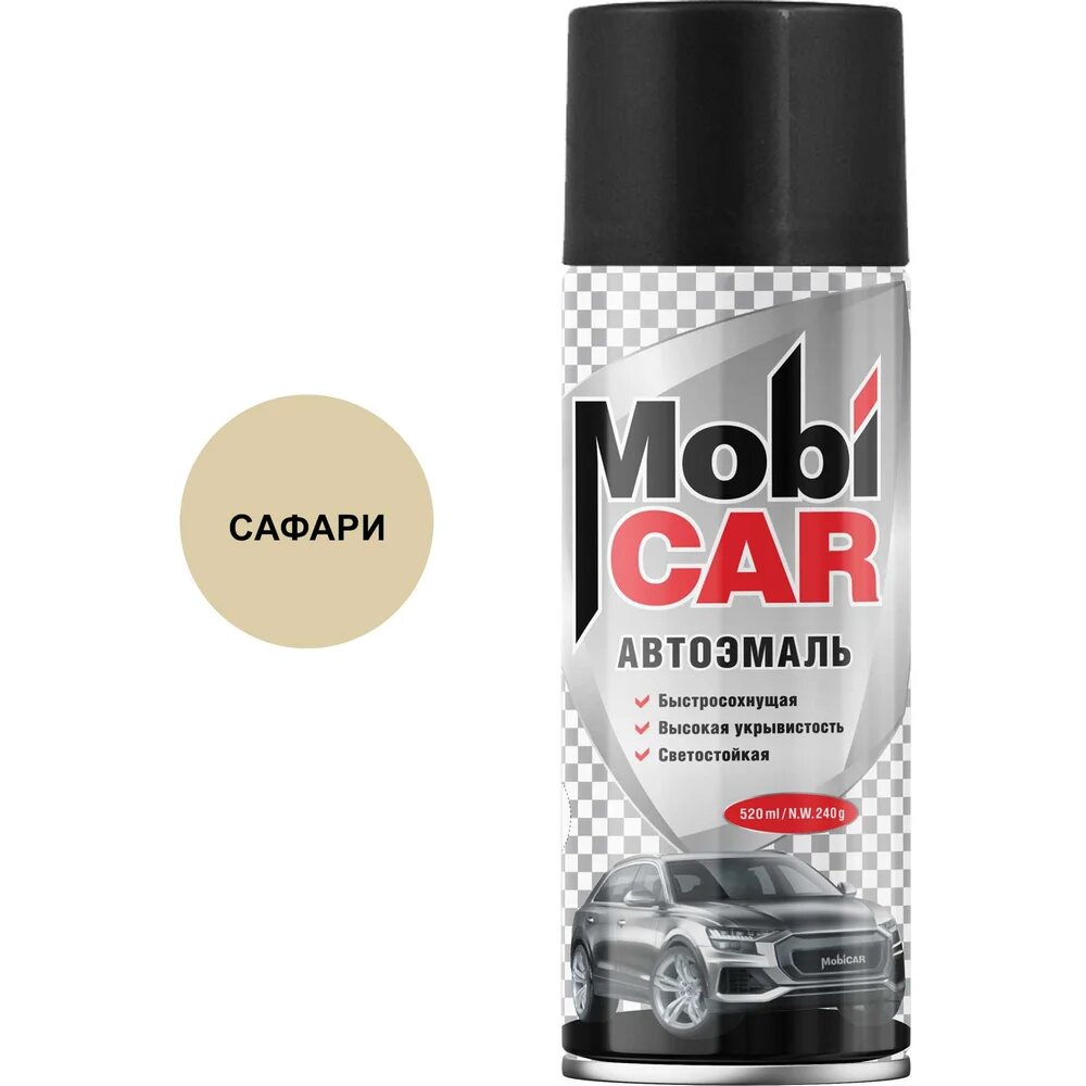 Аэрозольная автоэмаль Mobicar 520 мл 215 сафари 0501-215 MC