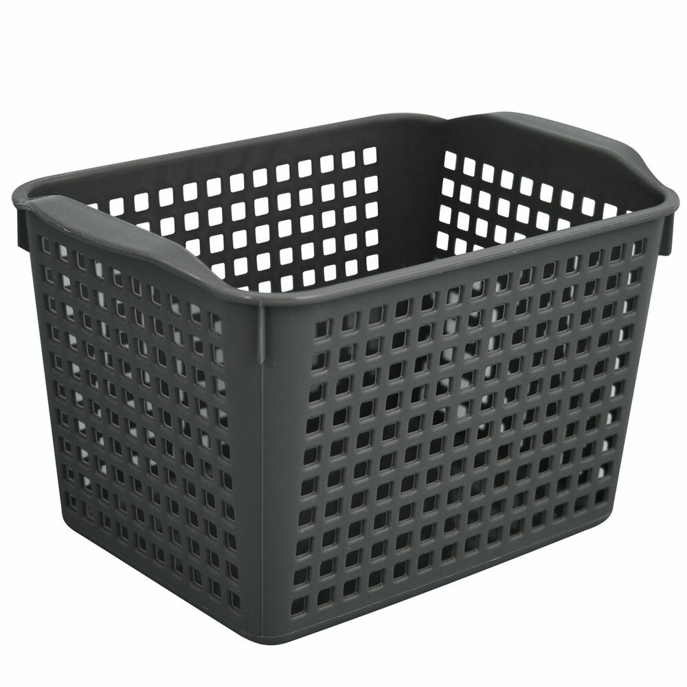 Корзинка "Лофт", 20х13,5х12 см, серая, прямоугольная, для хранения аксессуаров, 2 л