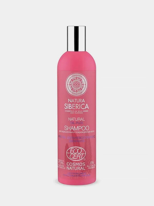 Шампунь для окрашенных и поврежденных волос Natura Siberica oil-plex, 400 мл