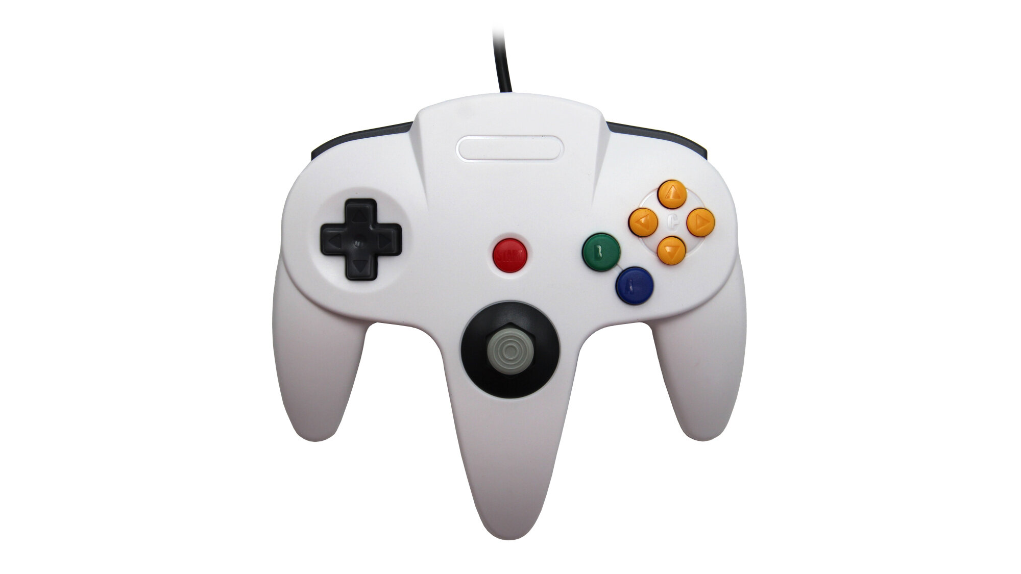 Геймпад для игровой приставки Nintendo 64 White/Белый (Новый)