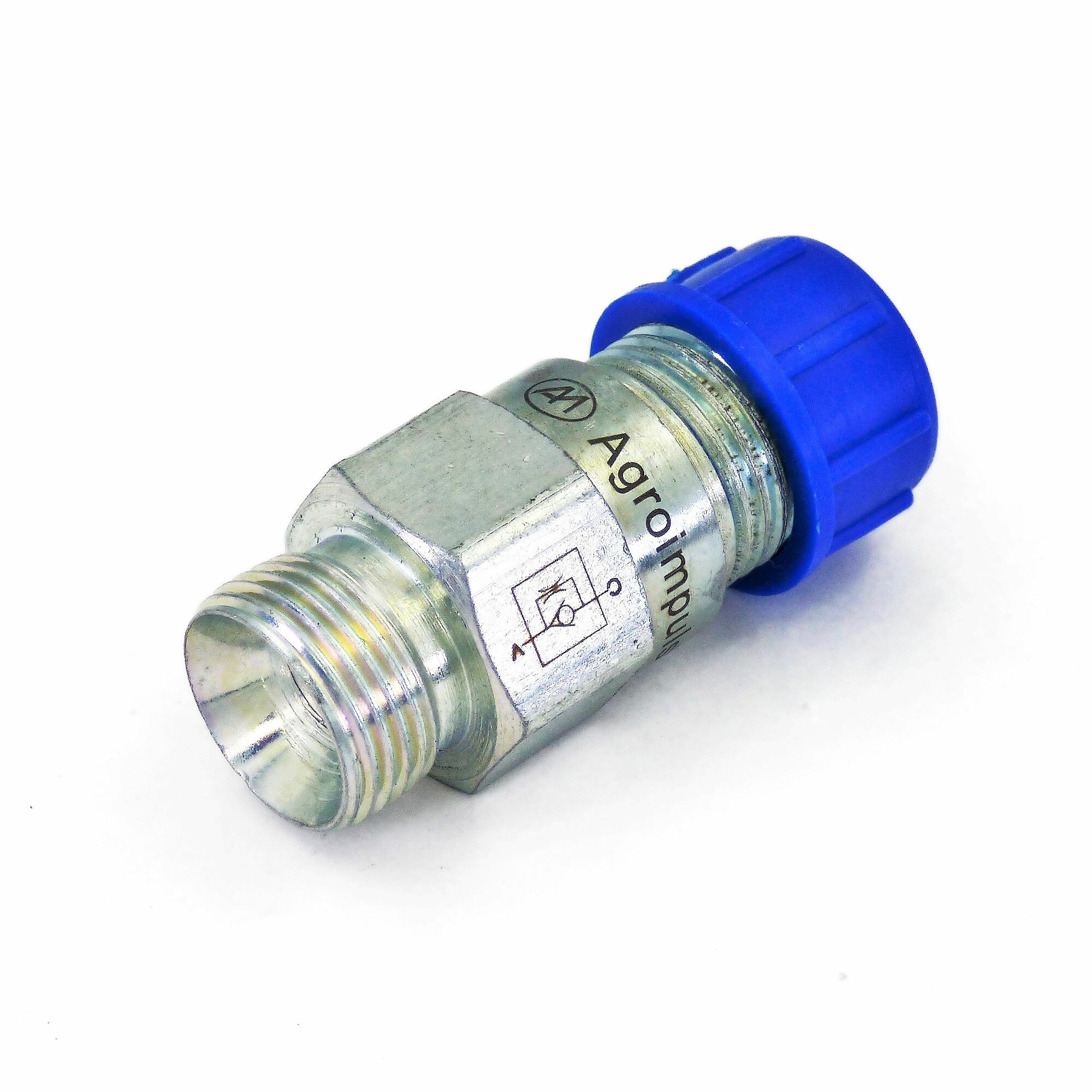 Клапан замедлительный ГЦ М20х1,5 с обратным клапаном, запчасть для спецтехники