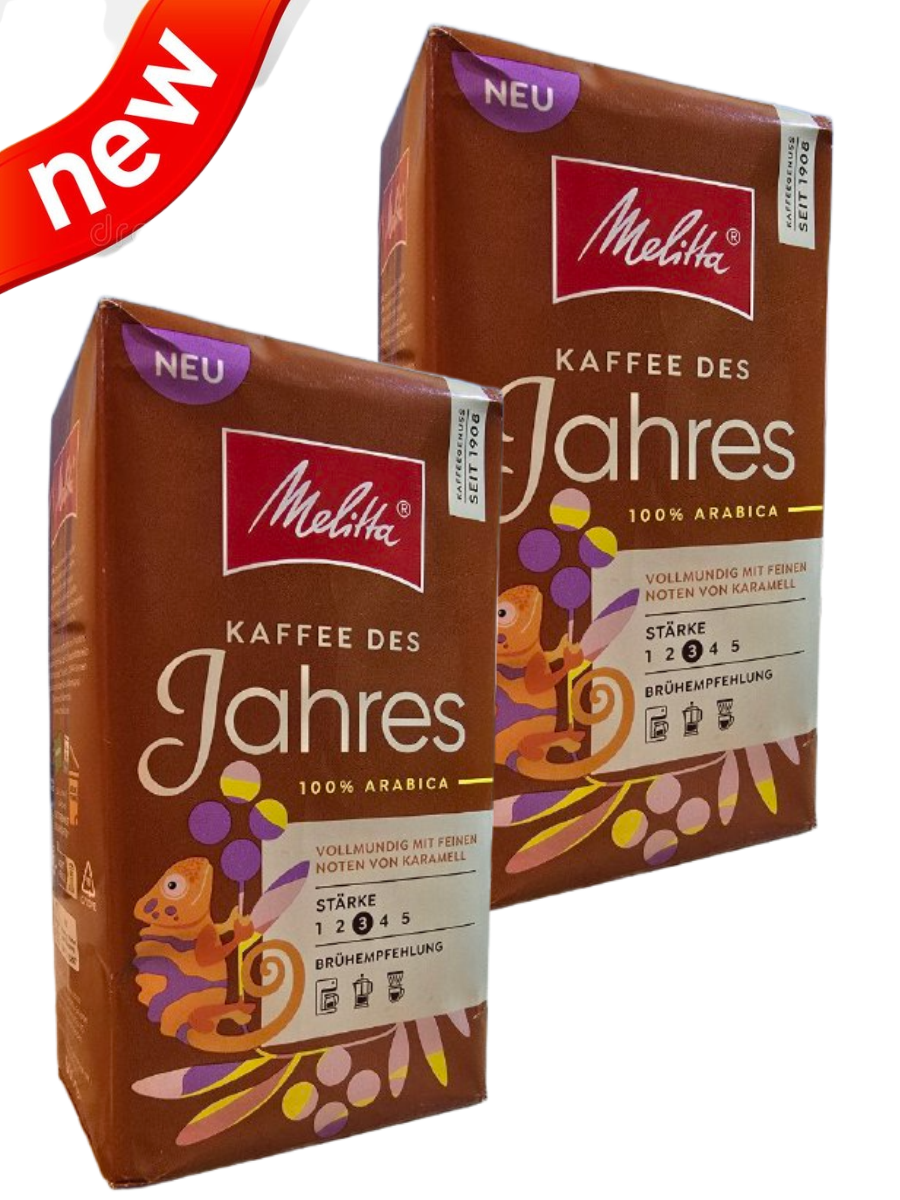 Кофе Melitta Kaffee Des Jahres, молотый, 500 гр, вакуумная упаковка, 2 шт