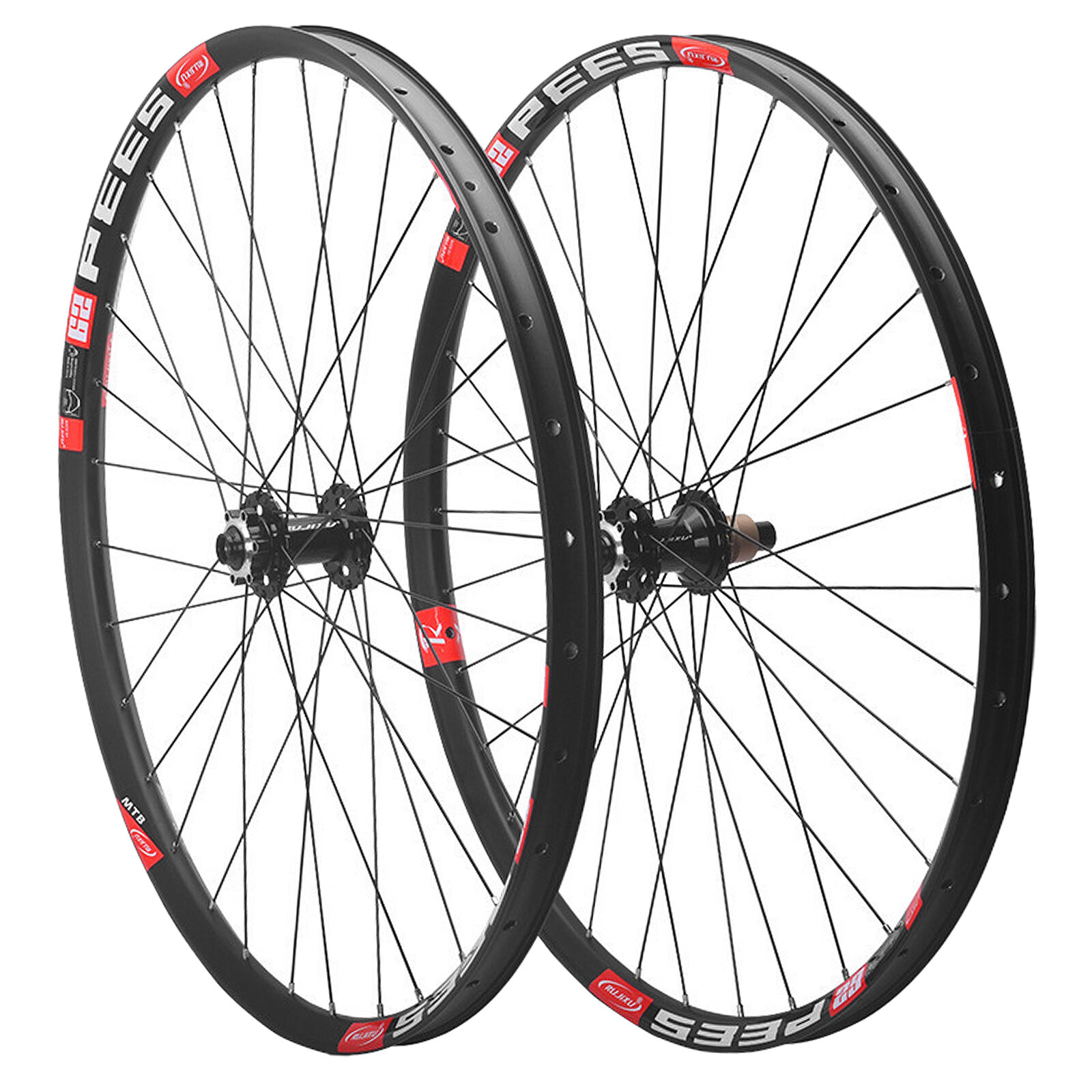 Горный Велосипедный Колесный Комплект: 26 27.5 29 Дюймов - Улучшенное Сцепление И Контроль С Алюминиевым Ободом Для MTB - Высокая Прочность С 5 Подшипниками For Горный Рельеф И Агрессивной Езды