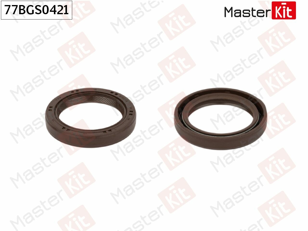 Сальник коленвала передний. Mitsubishi Colt VIZ3APajero Pinin H6W 99-12 4G15T4G18 MasterKit 77BGS0421