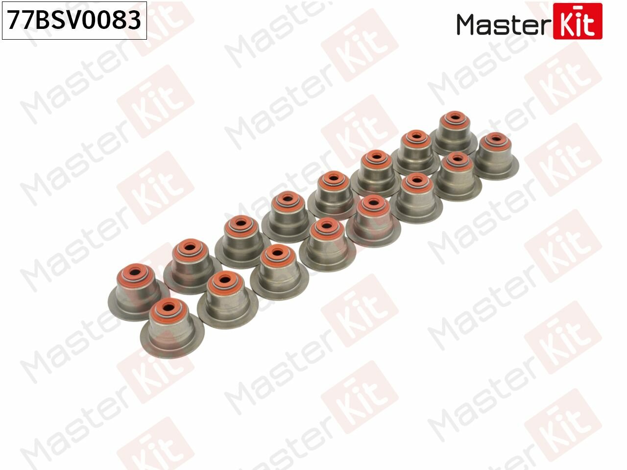 Комплект маслосъемных колпачков цена за упак. 8 шт Fiat DUCATO 250 290/Jeep WRANGLER IV JL 2006 - 25 MasterKit 77BSV0083