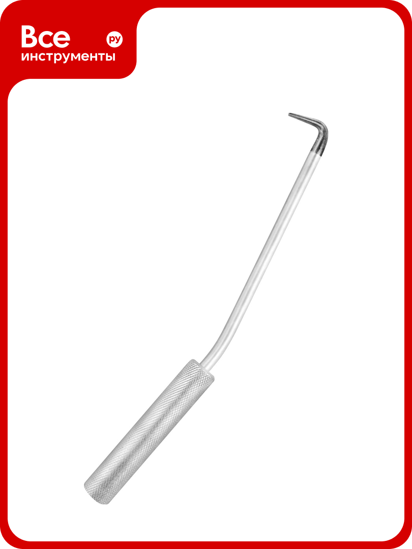 Крюк для вязки арматуры vertextools с металлической ручкой, полупрофессиональный, стальная конструкция, управление