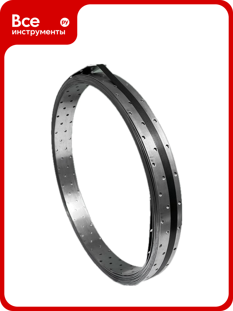 Перфорированная монтажная лента BILTI 30x1,2 мм, 10 м. п, 5 шт. Б-ПМЛ-301.2/10-Х262