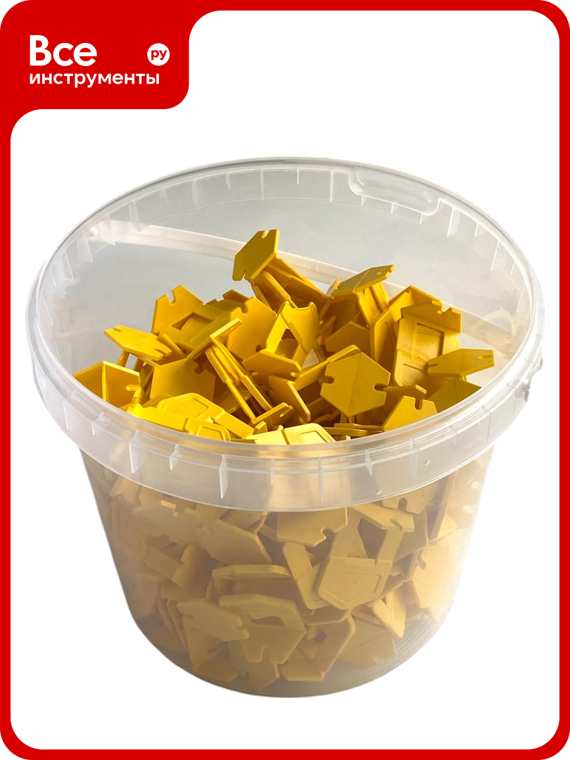 СВП Зажим Ворота 1 мм желтый (500 шт) ACCURATE A1-500