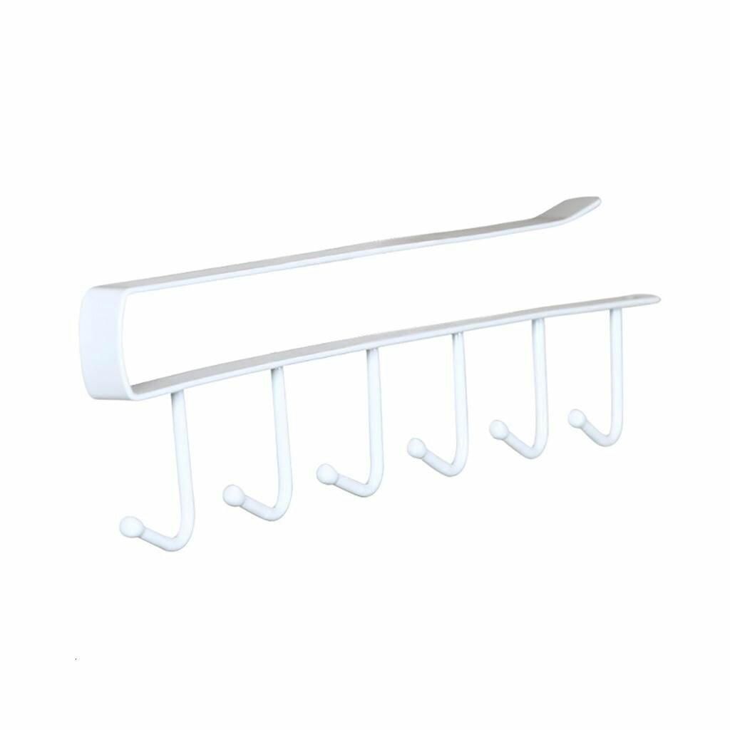 Крючки для кухни с держателем для чашек, Белый