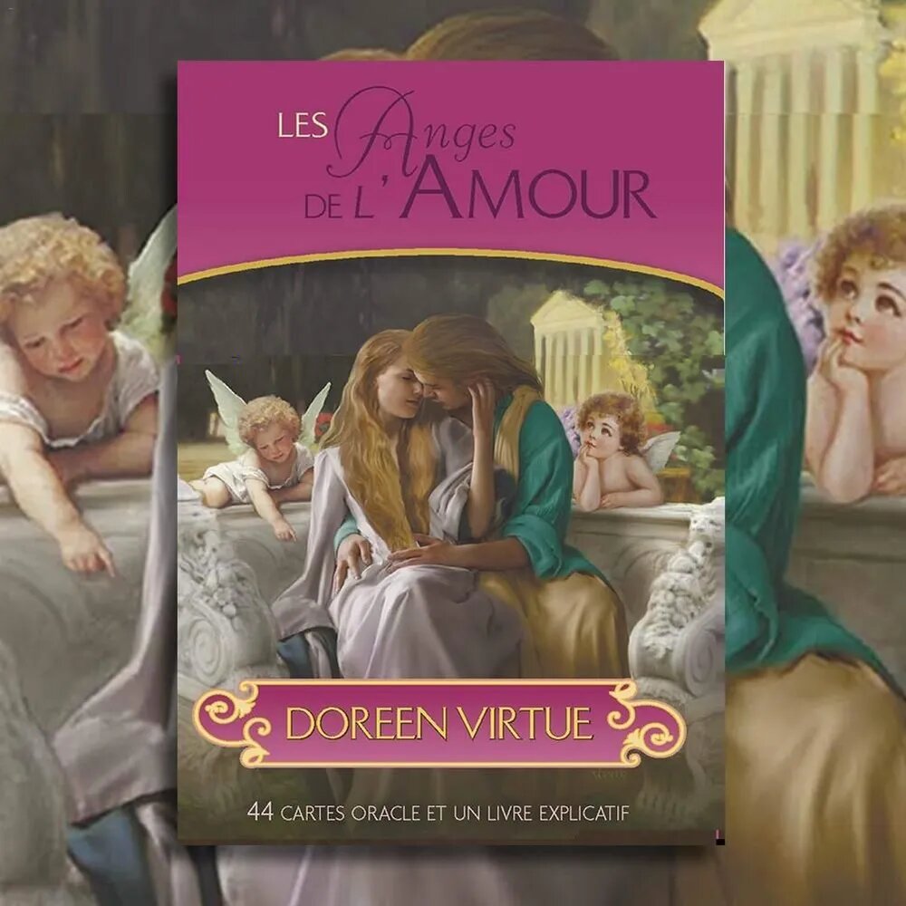 Карты Таро Романтических Ангелов, 44 Карты, Оракул, Мистические, От Дорин Верту, Редкие