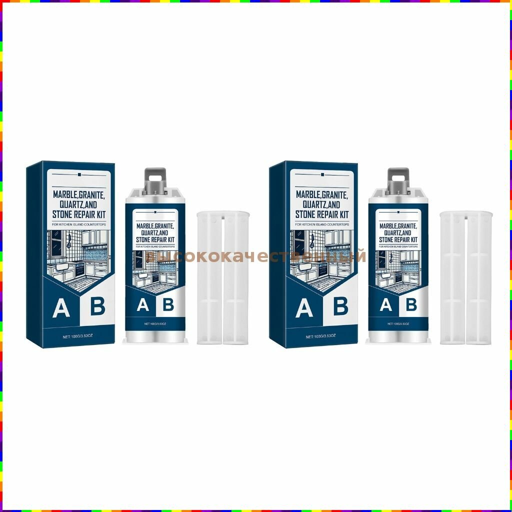 Средство AB Kleit для заделки трещин на керамике, клей для ванной комнаты, для пола и раковины на стене
