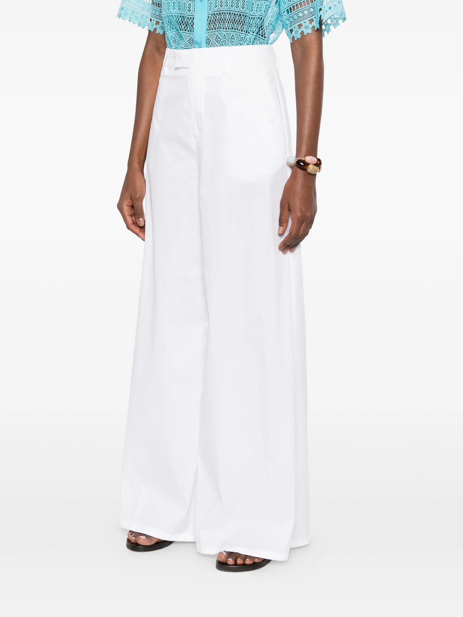Брюки Berwich Wide-leg trousers, размер 40, white — фото 1