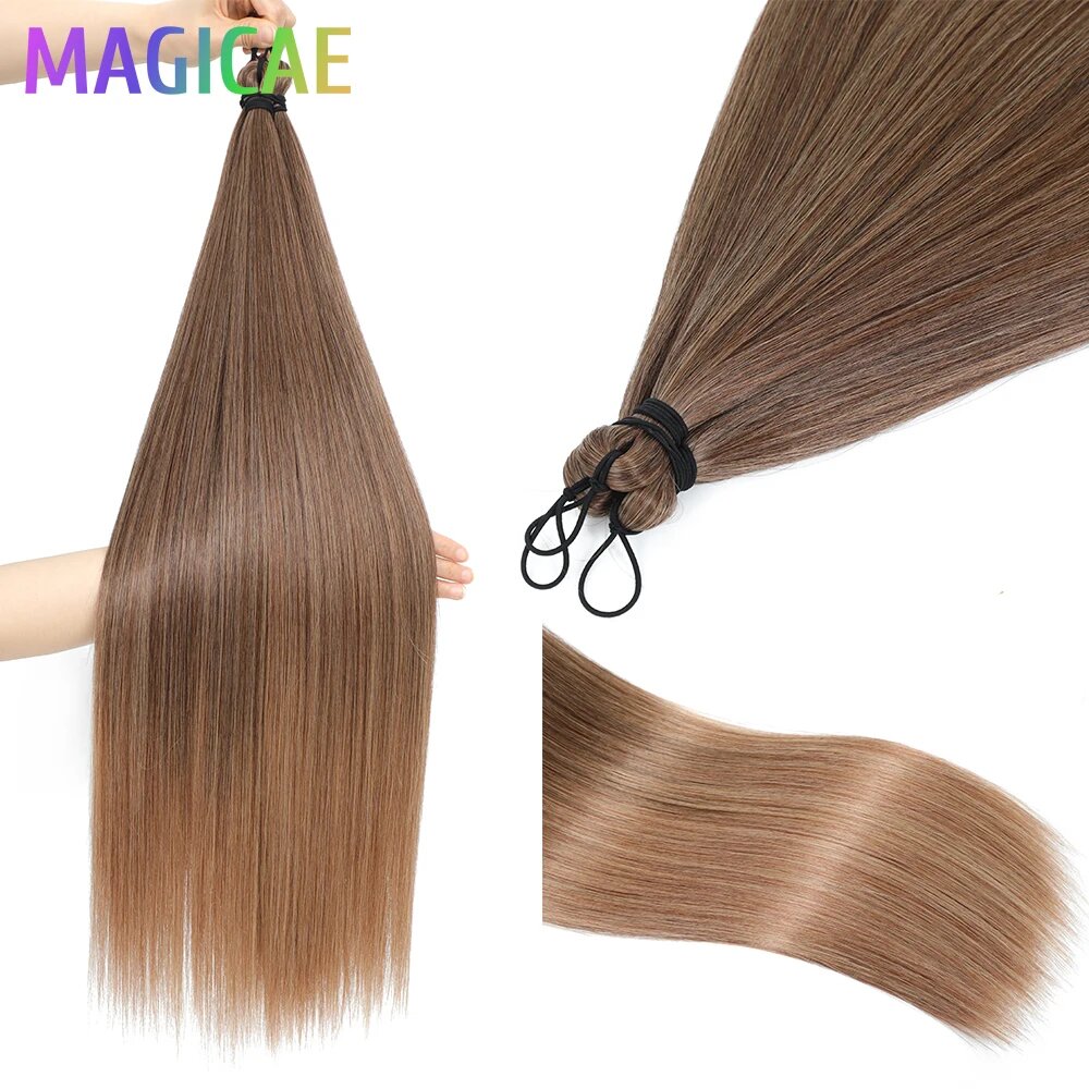 Magicae синтетические косы ombre blond 27/613 28 дюймов 3 шт.