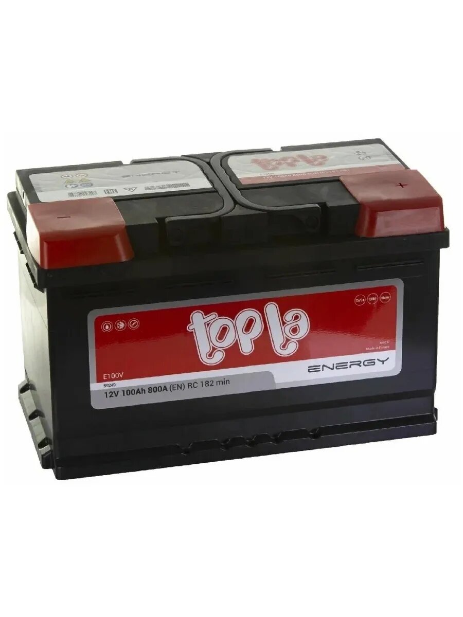 Аккумулятор TOPLA ENERGY L4 59249 12V 100Ач обр. пол.