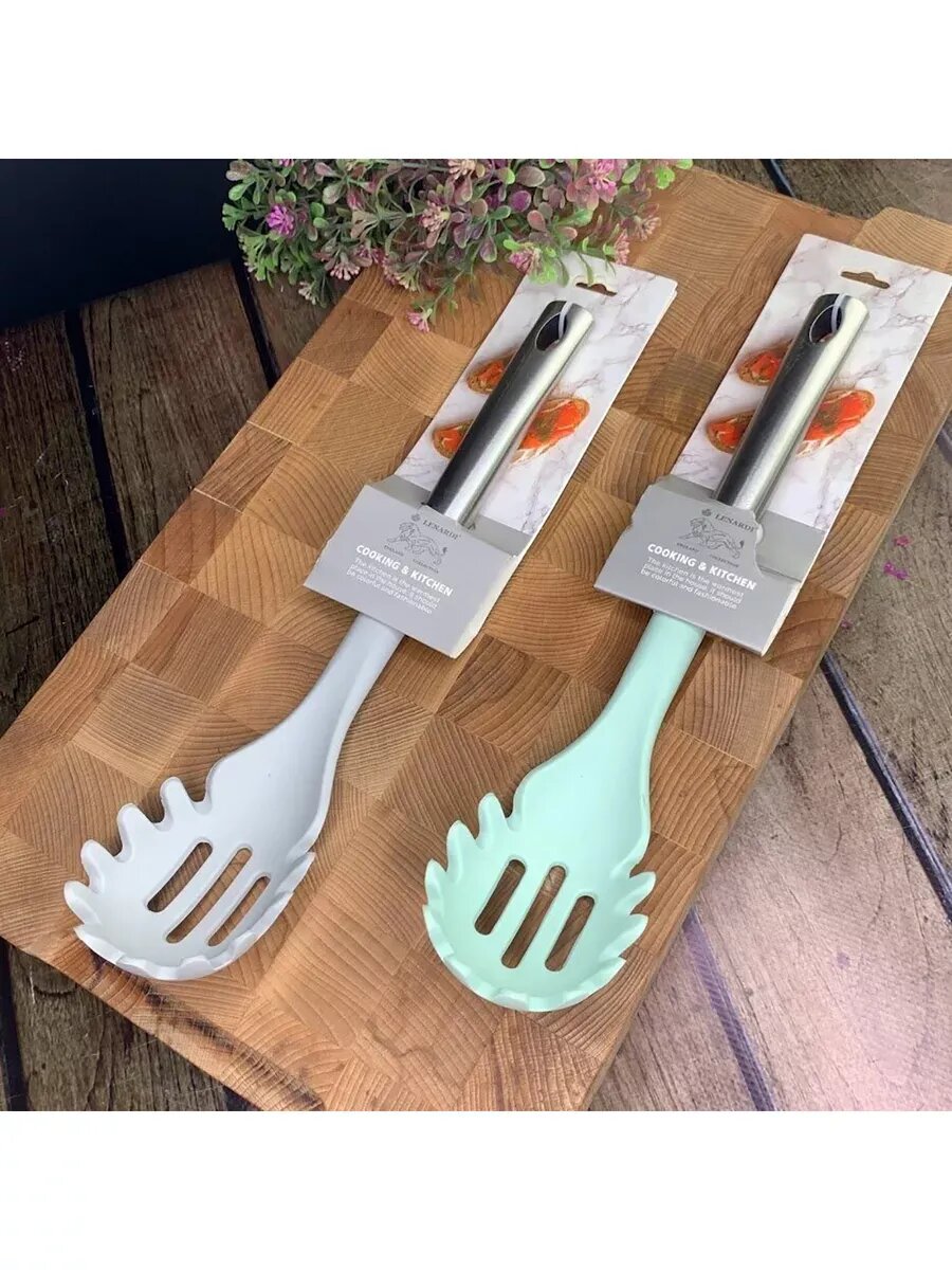 Ложка кухонная для спагетти Lenardi, силиконовая, 33 см