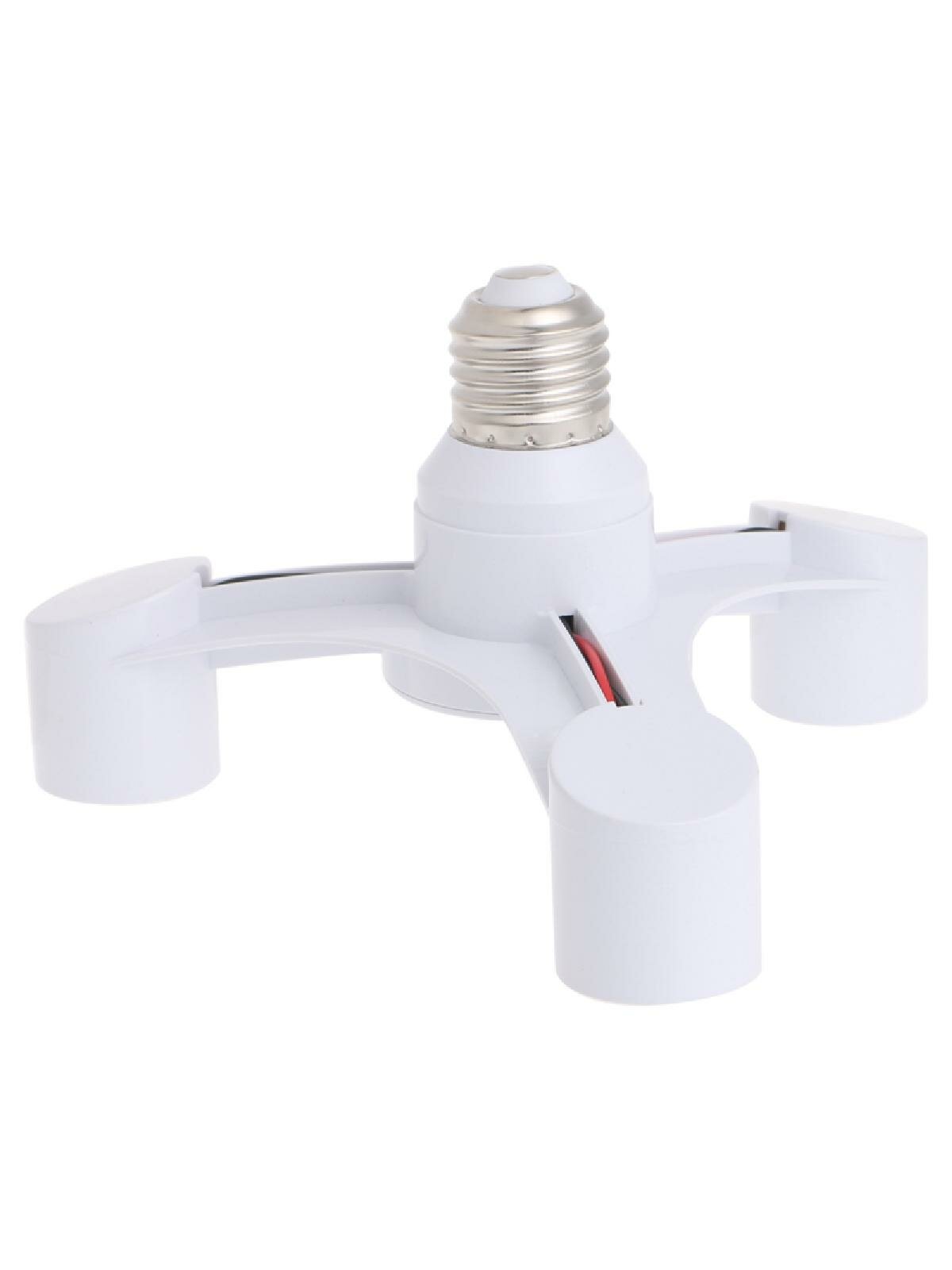 Патрон лампы преобразования E27 в трехголовочный